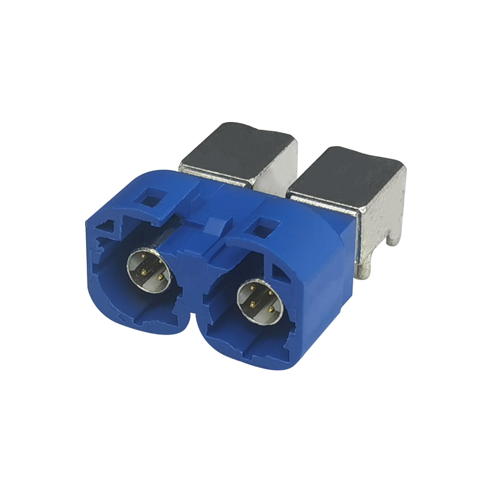 conector C doble de 2x4Pin FAKRA HSD que cifra el color azul para el ...
