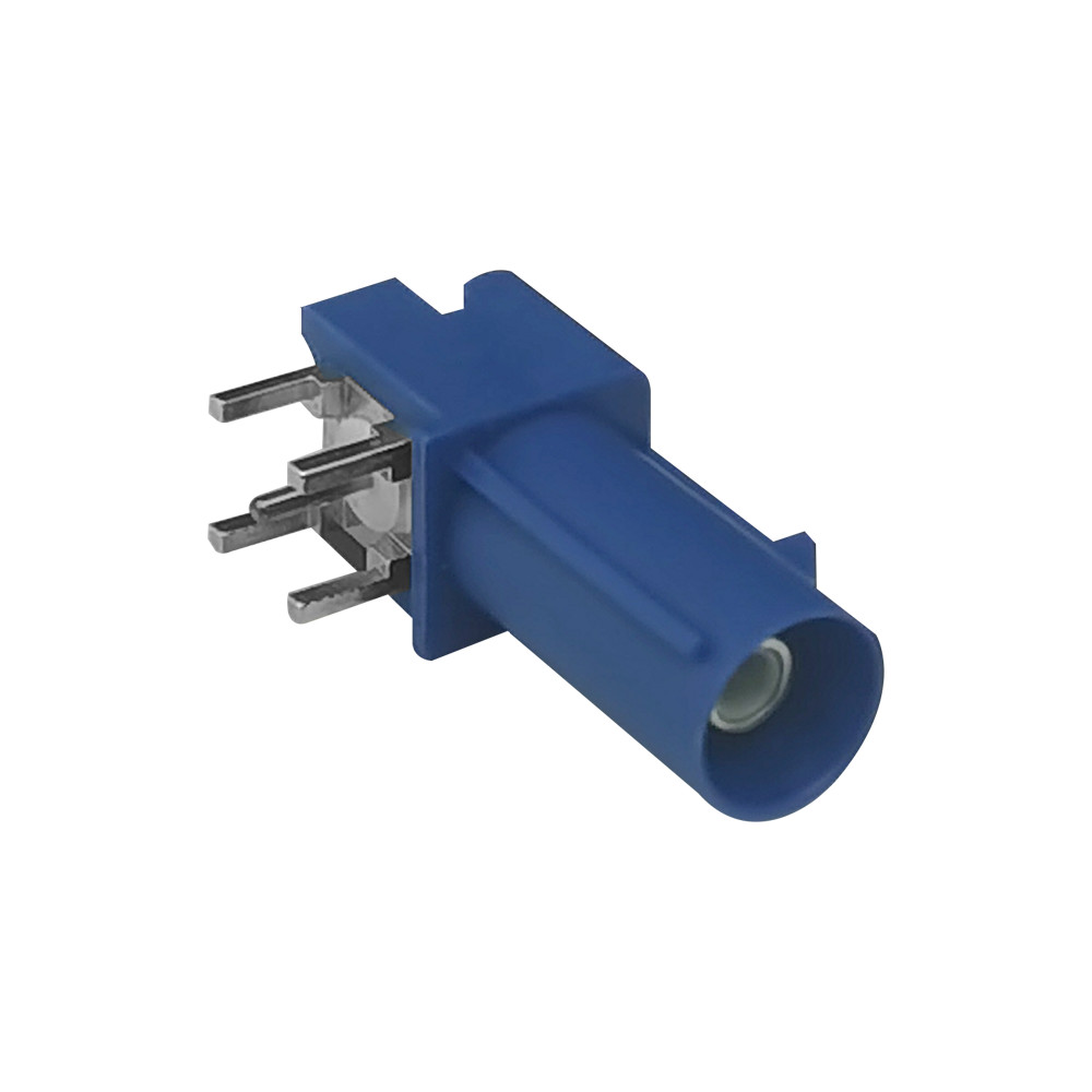 Enchufe azul del ángulo de Rignt del soporte del PWB del conector del ...